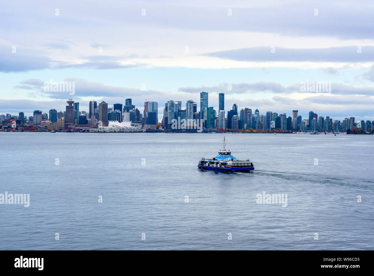VANCOUVER, BC, CANADA - OCTOBER 28, 2018: The SeaBus is a passenger ...
