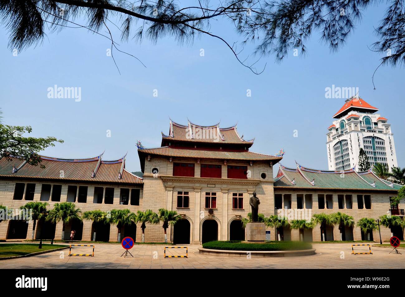 View of the campus of Xiamen University in Xiamen, southeast Chinas ...