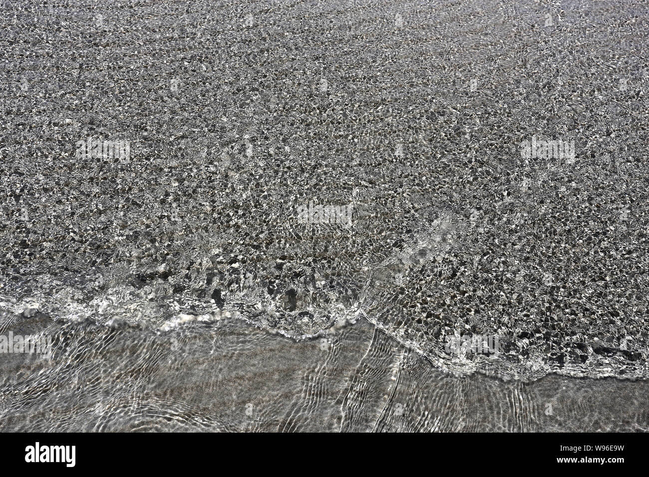 Photo background Beautiful blue transparent sea water with waves Stock ...