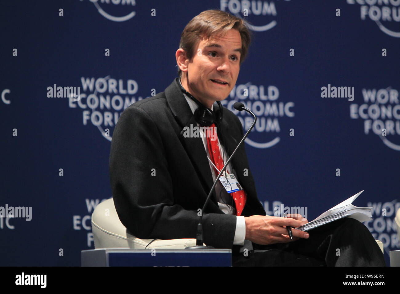 Robert Guest, Global Business Editor of The Economist anchors the ...