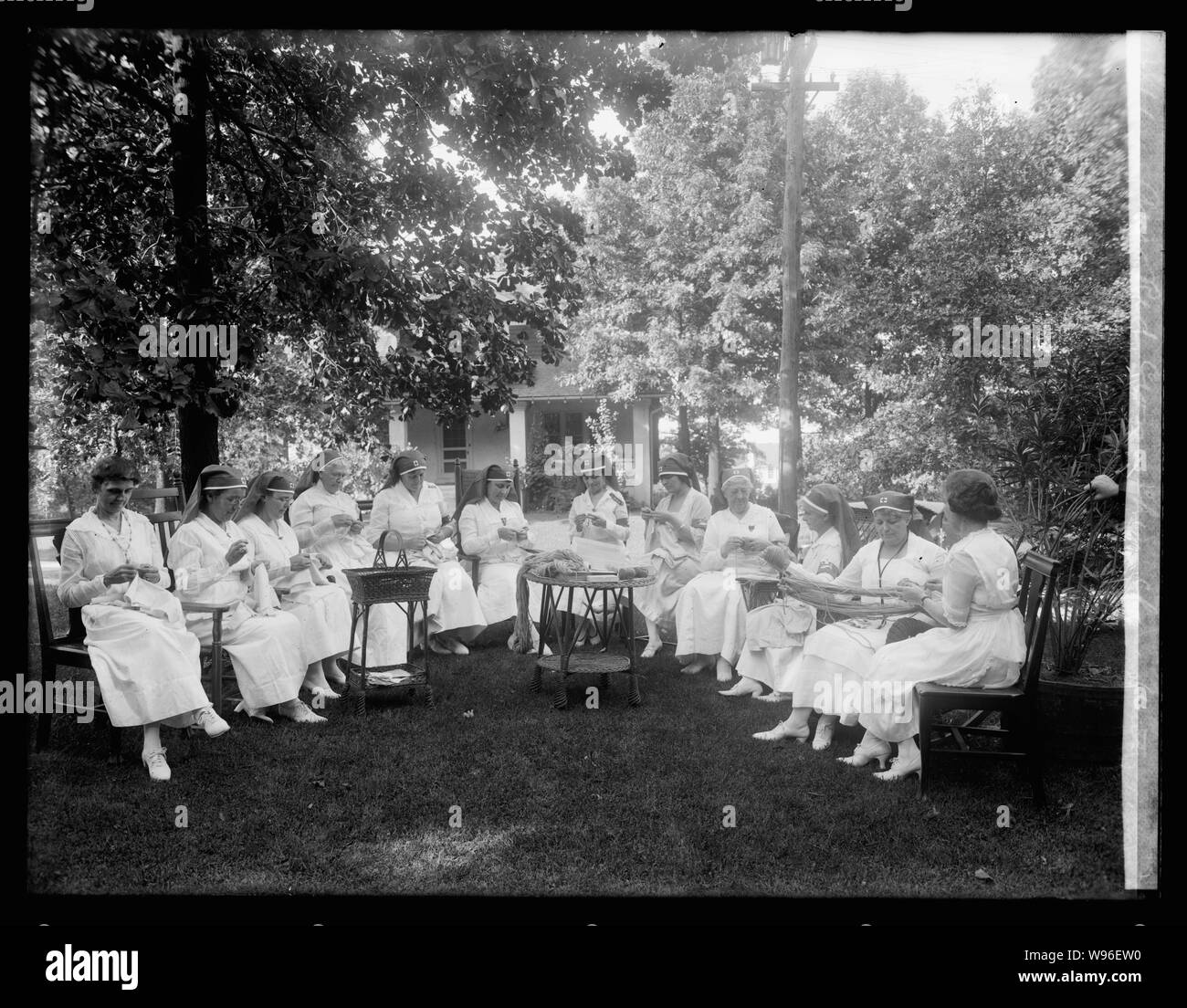 Am. Red Cross, Chevy Chase unit Stock Photo - Alamy