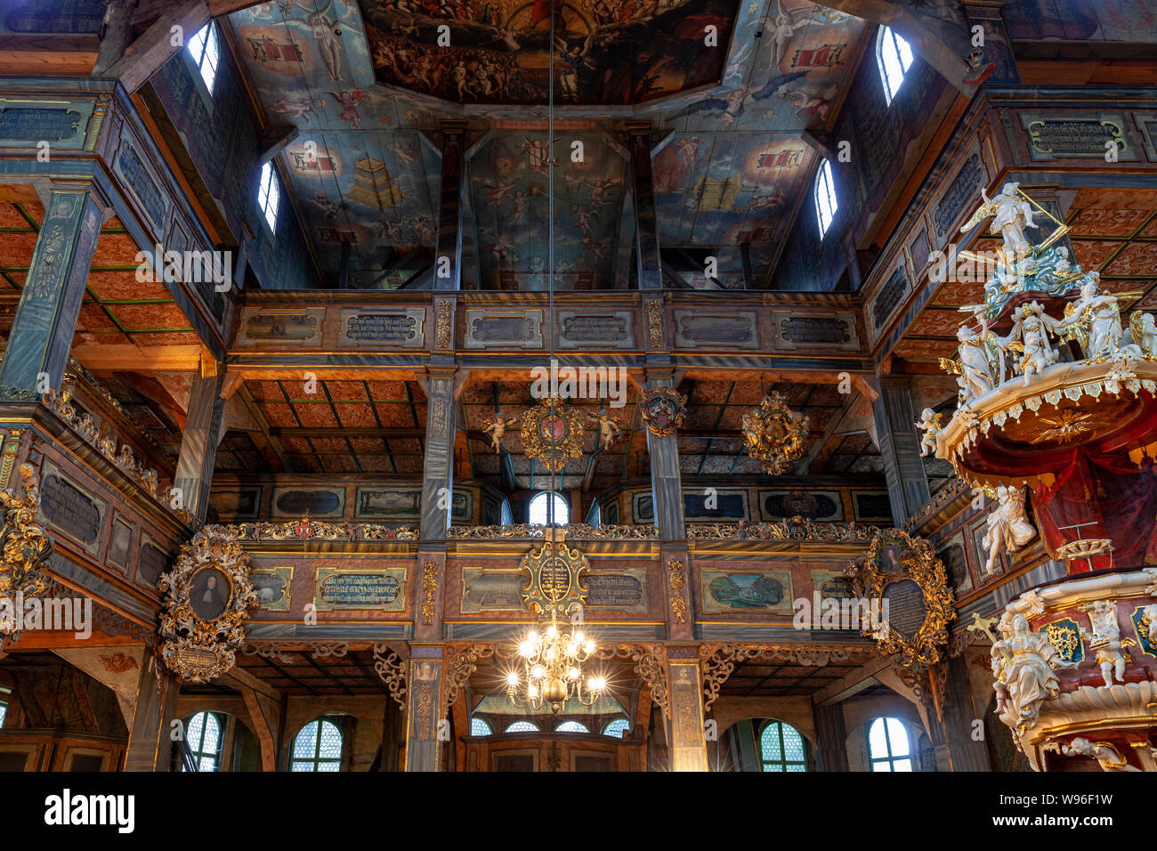 Protestant Church of Peace in Swidnica, interior, UNESCO World Cultural ...