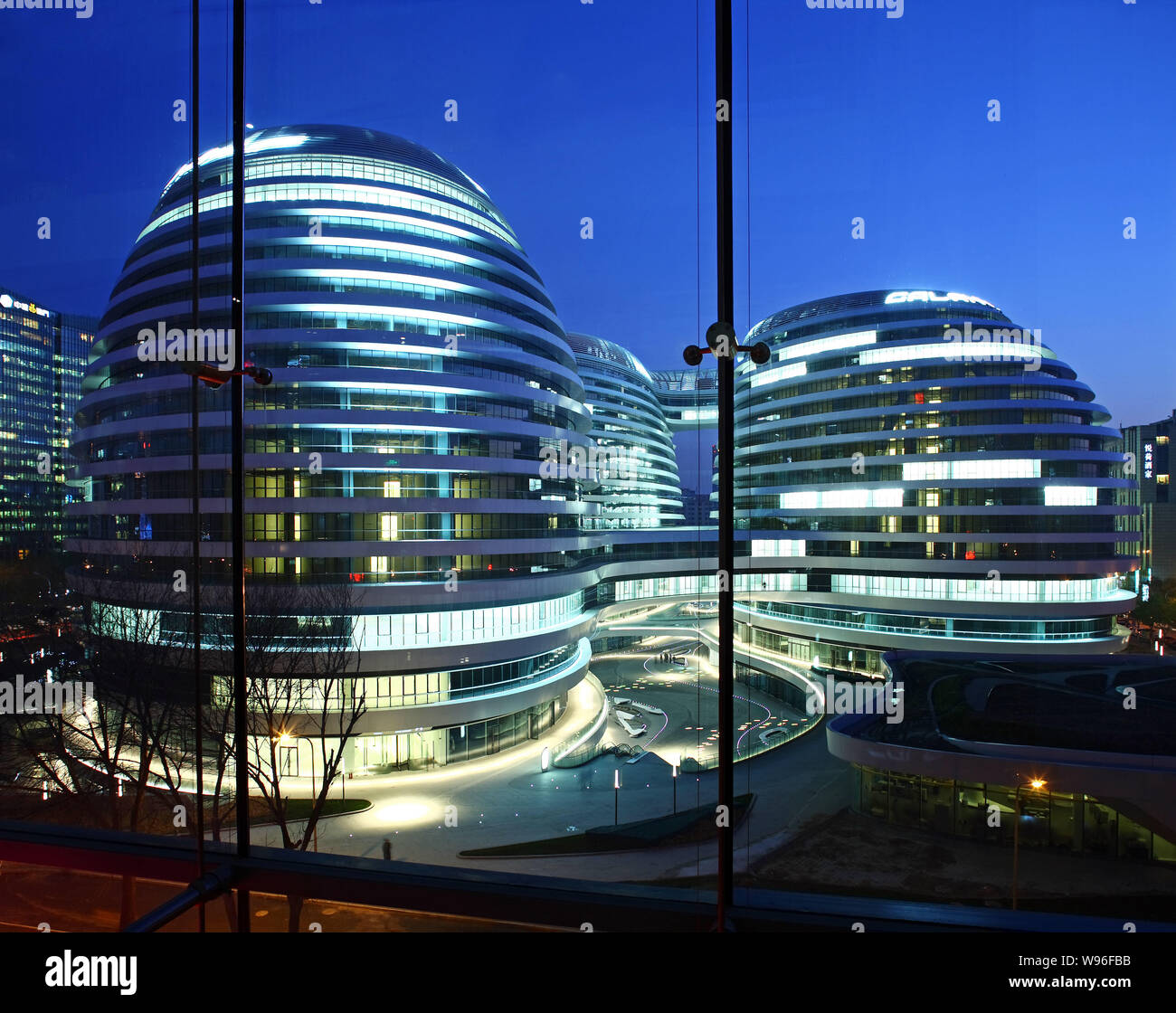 Beijing china view galaxy soho hi-res stock photography and images - Alamy