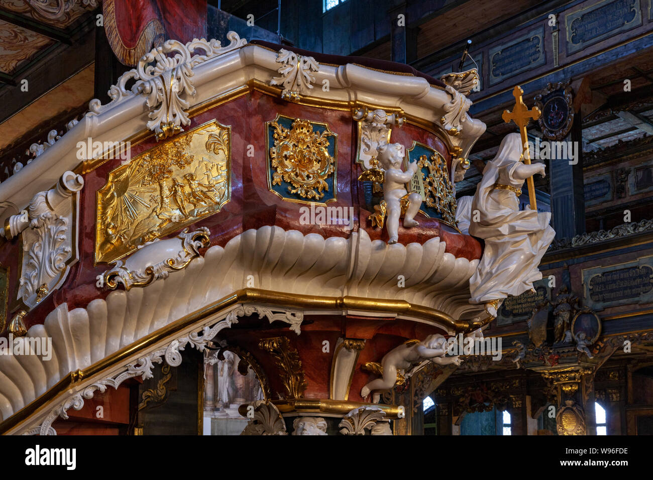 Protestant Church of Peace in Swidnica, interior, UNESCO World Cultural ...