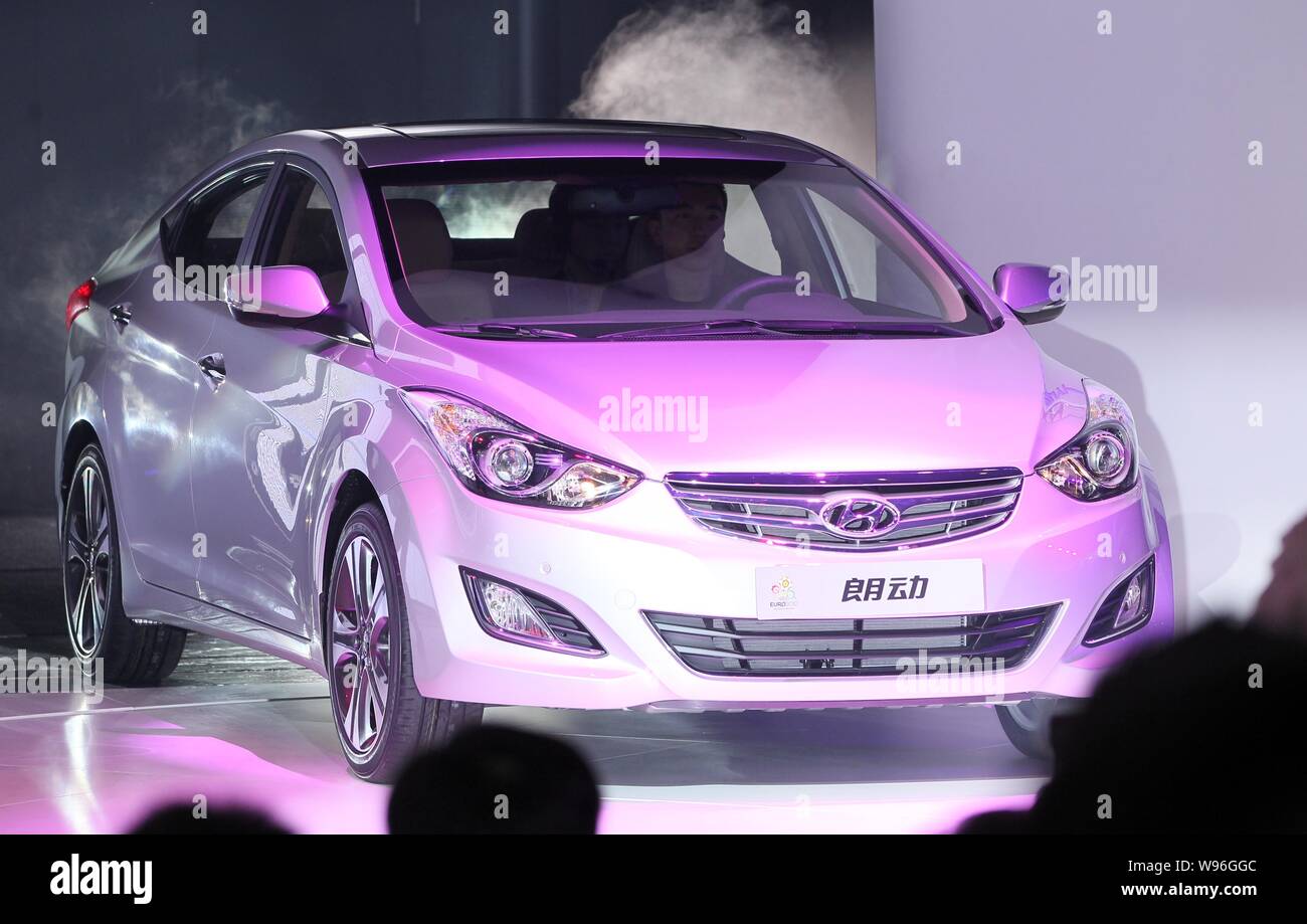 View of a Beijing Hyundai Elantra during the 12th Beijing International ...