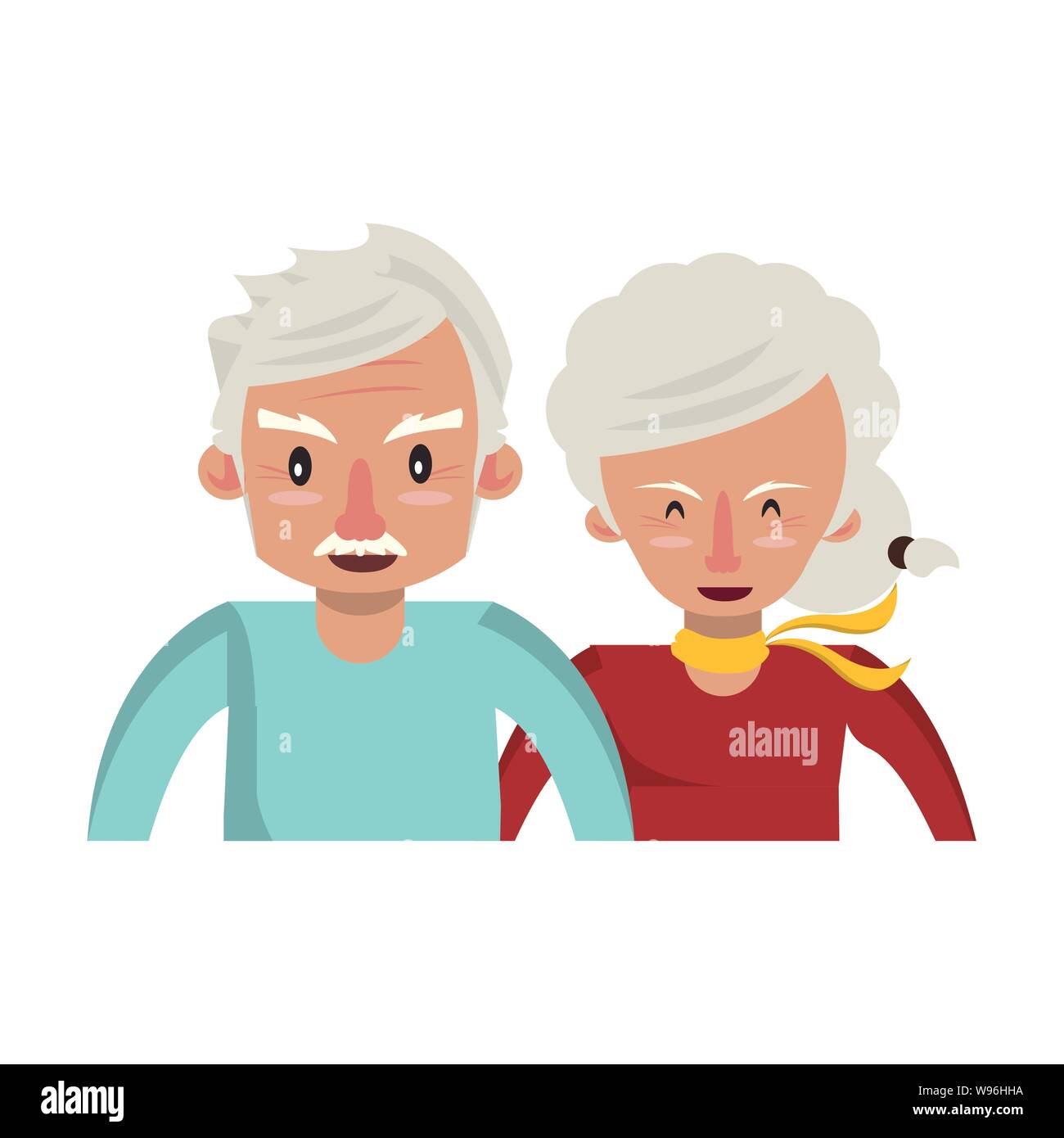 grandparents senior old people cartoon Stock Vector Image & Art - Alamy