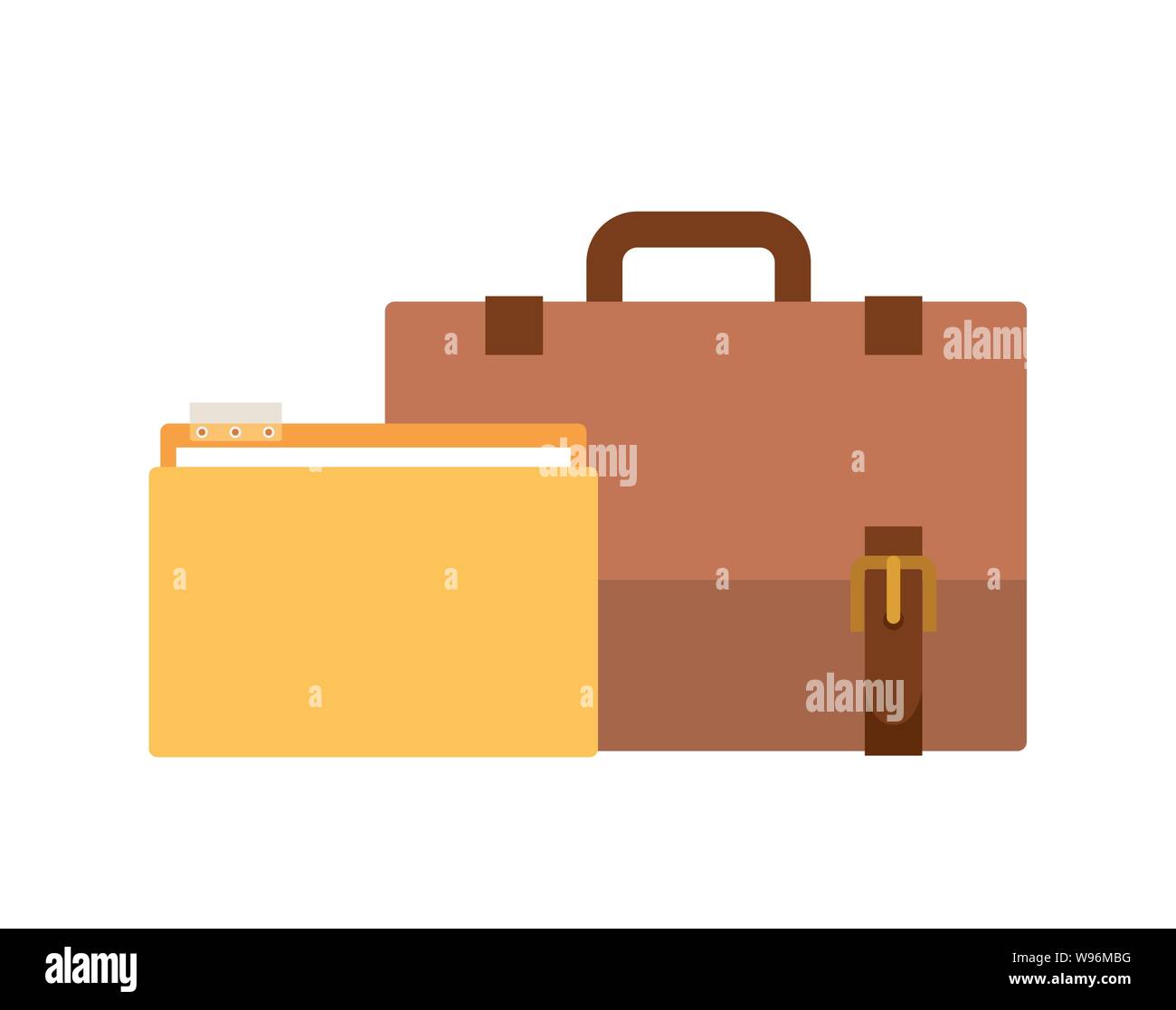 White background cut out business stationery Stock Vector Images - Alamy