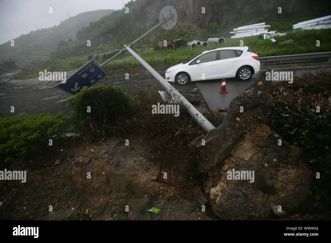Toppled Car High Resolution Stock Photography and Images - Alamy