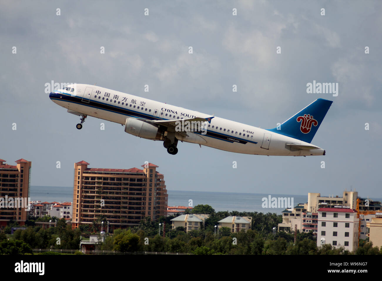 --FILE--An Airbus A320 jet plane of China Southern Airlines takes off ...