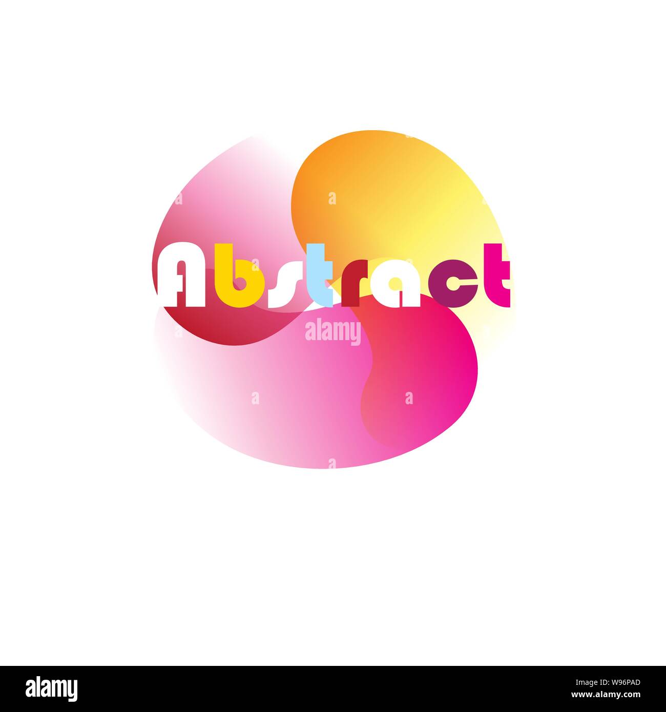 Vector illustration of a graphic abstract element on a white background ...