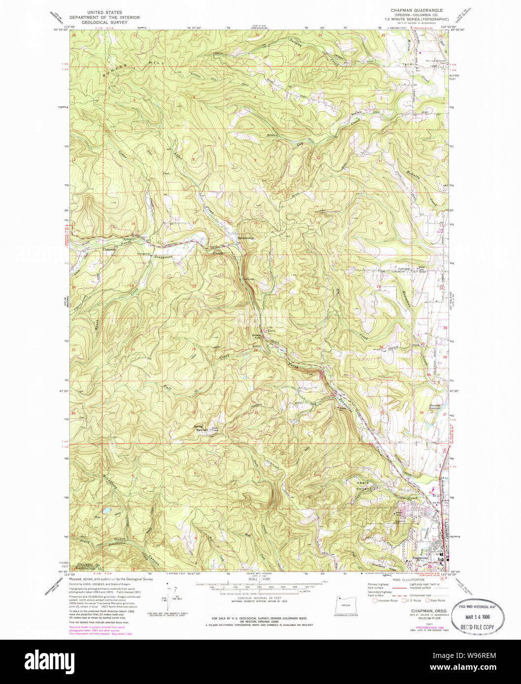Map of chapman hi-res stock photography and images - Alamy