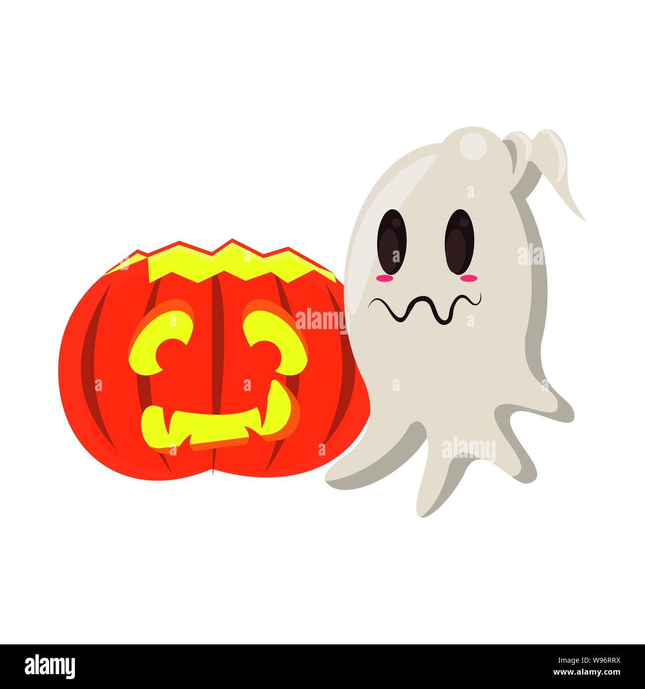 halloween october scary celebration cartoon Stock Vector Image & Art ...