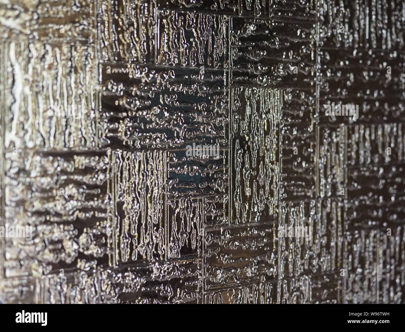 translucent decorated glass texture useful as a background Stock Photo ...