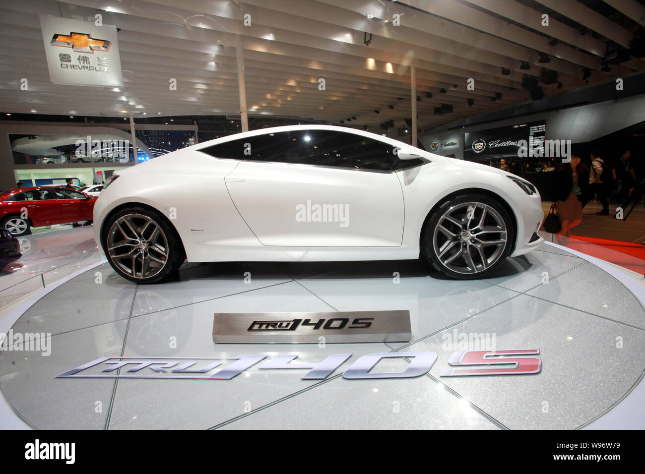 A Chevrolet Tru 140S Concept is seen on display during the 12th Beijing ...