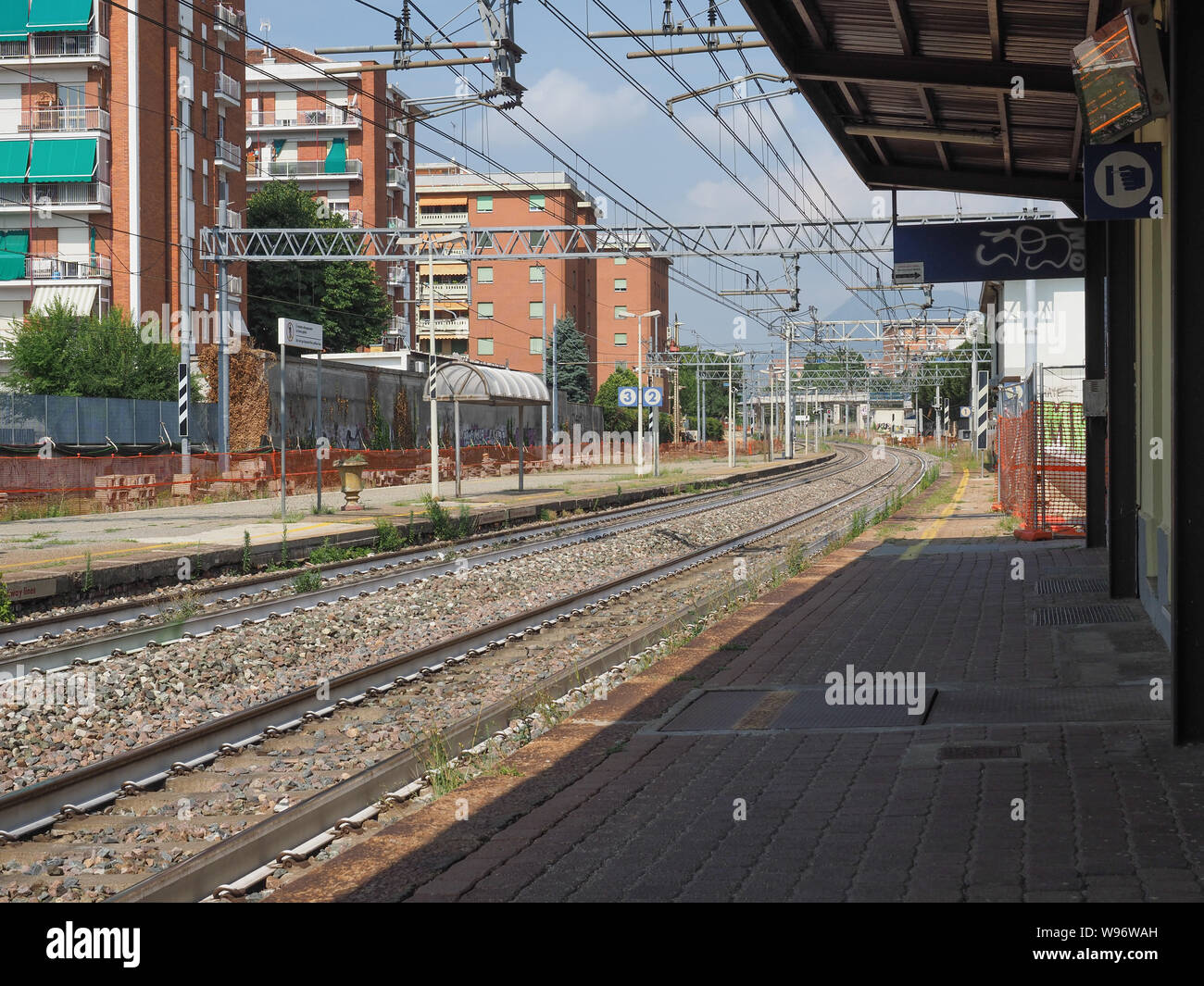 COLLEGNO, ITALY - CIRCA AUGUST 2019: Collegno railway station Stock ...
