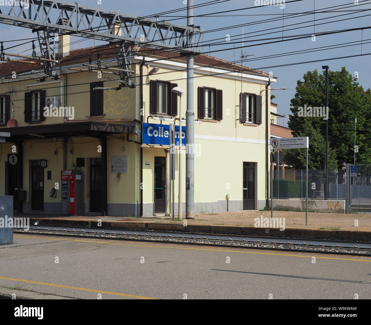 COLLEGNO, ITALY - CIRCA AUGUST 2019: Collegno railway station Stock ...