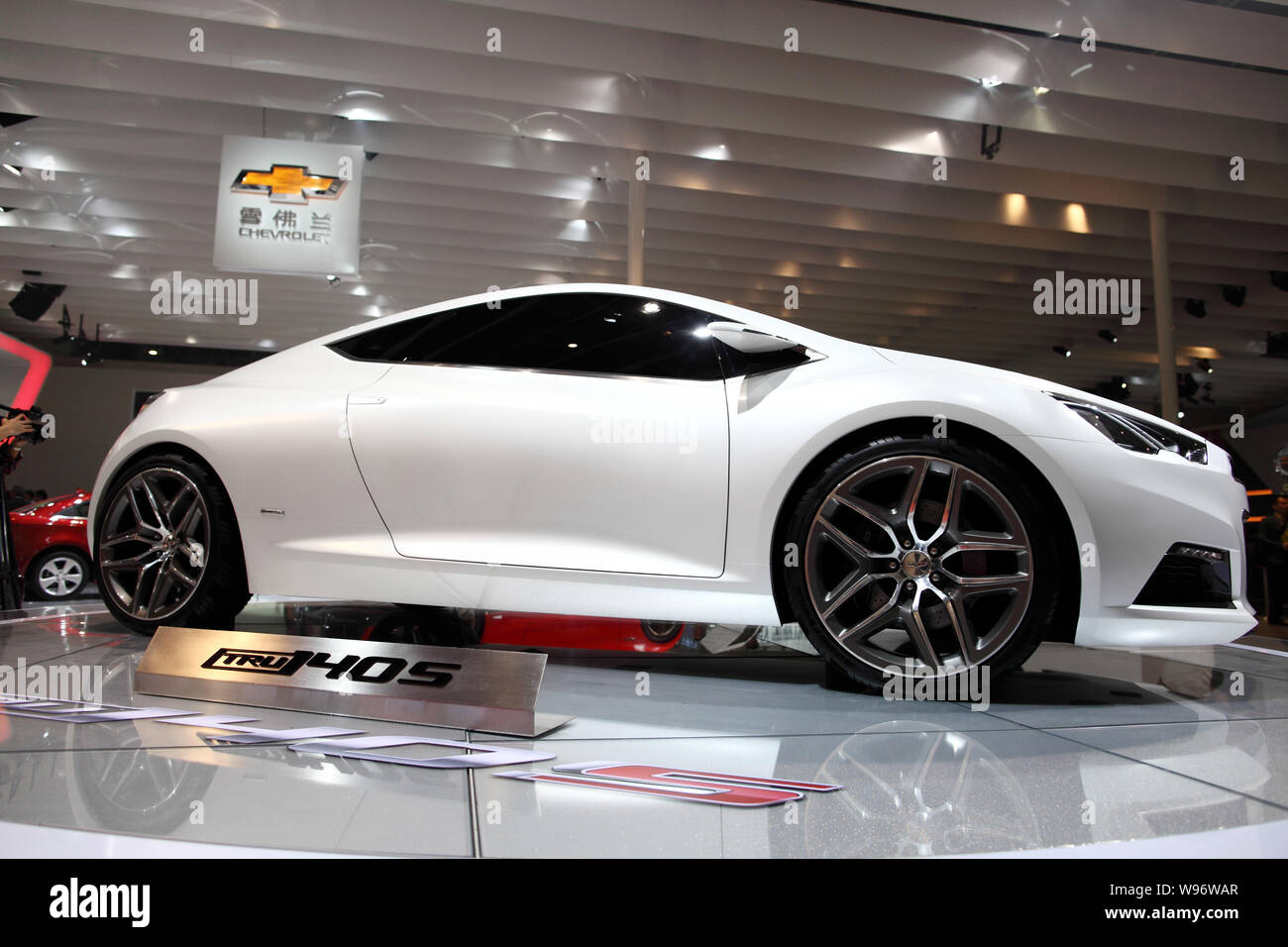 A Chevrolet Tru 140S Concept is seen on display during the 12th Beijing ...