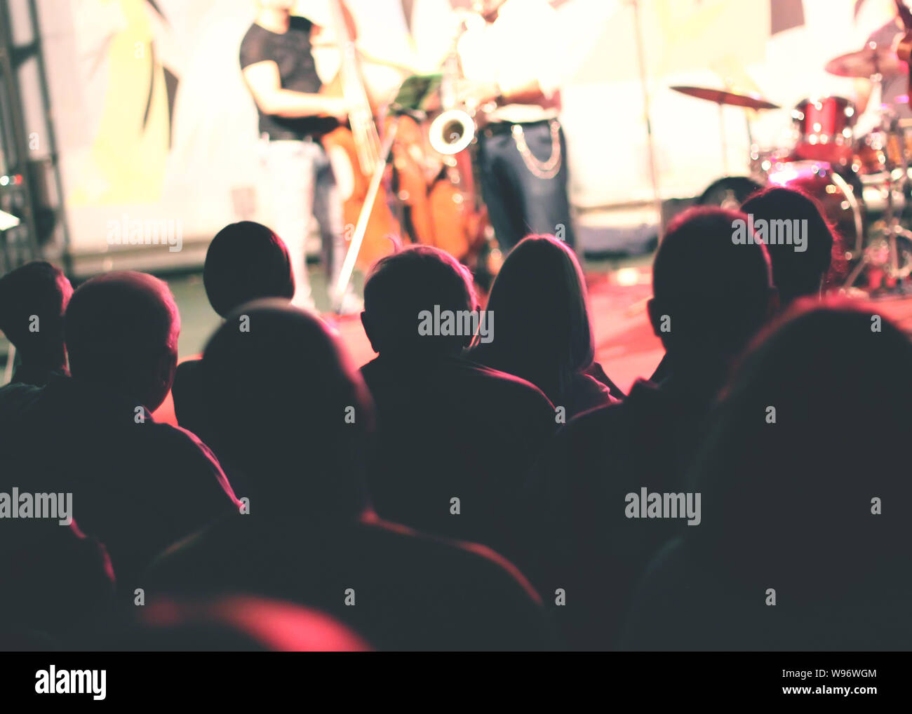 Crowd of people at concert Stock Photo - Alamy