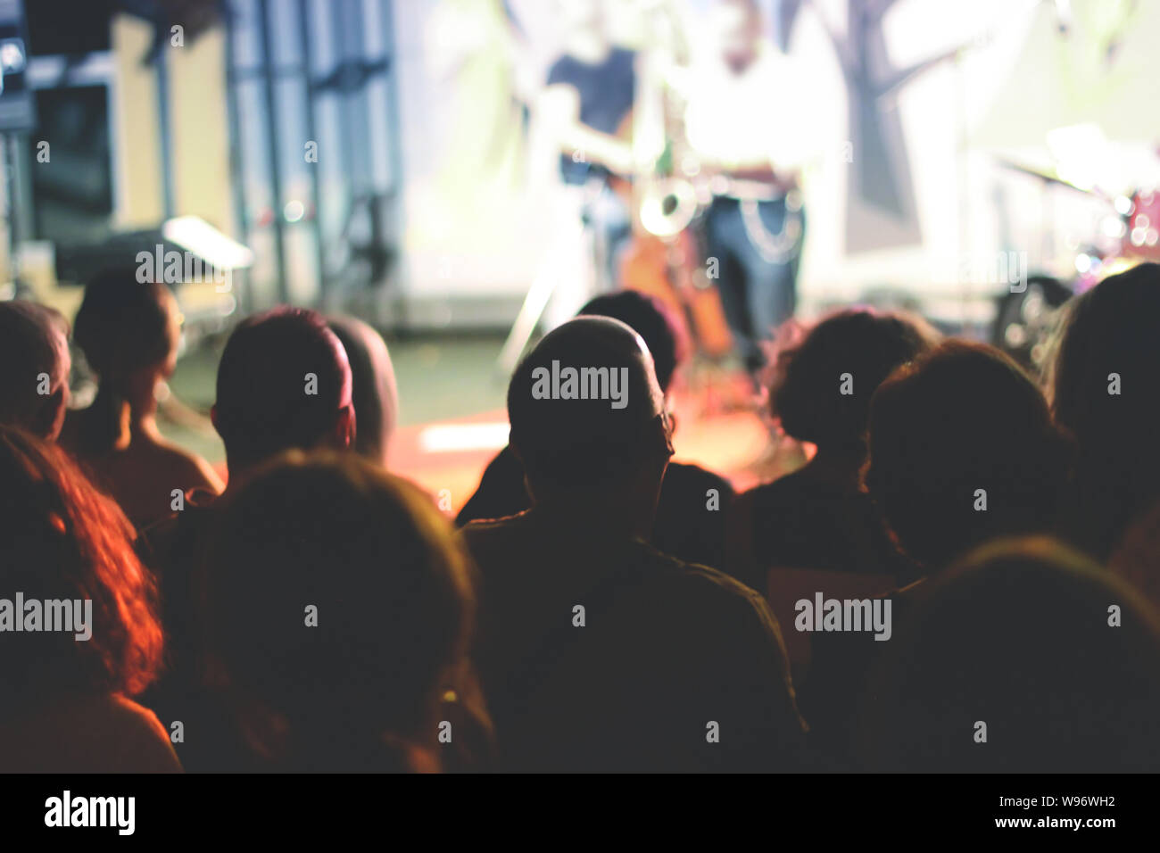Crowd of people at concert Stock Photo - Alamy