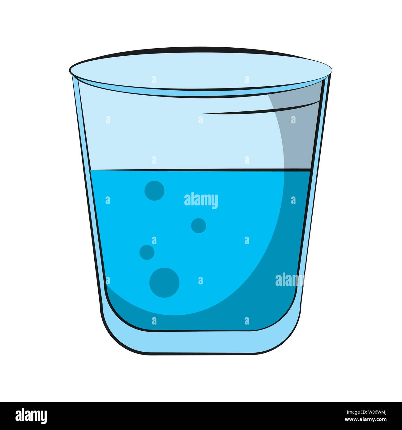 water liquid beverage drink cartoon Stock Vector Image & Art - Alamy