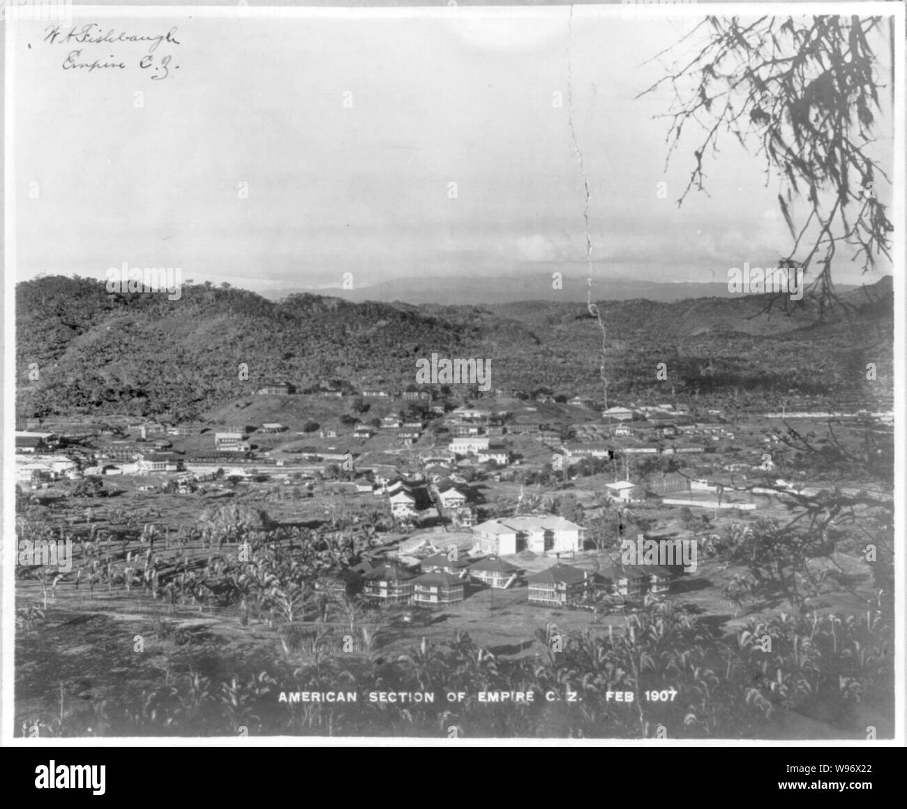 American section of Empire, Canal Zone, Central America Stock Photo - Alamy