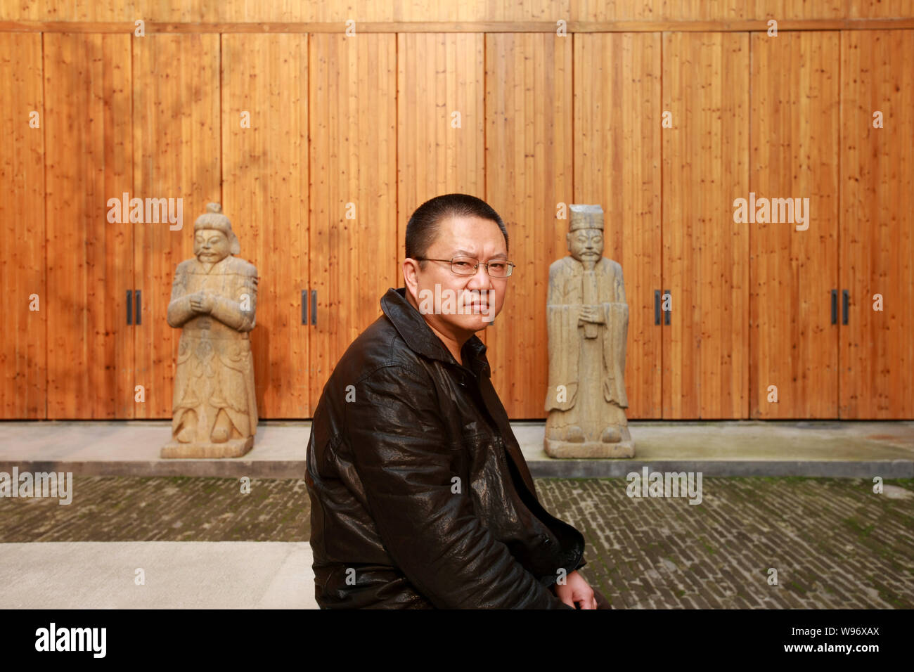--FILE--Chinese architect Wang Shu, owner of the Amateur Architecture ...