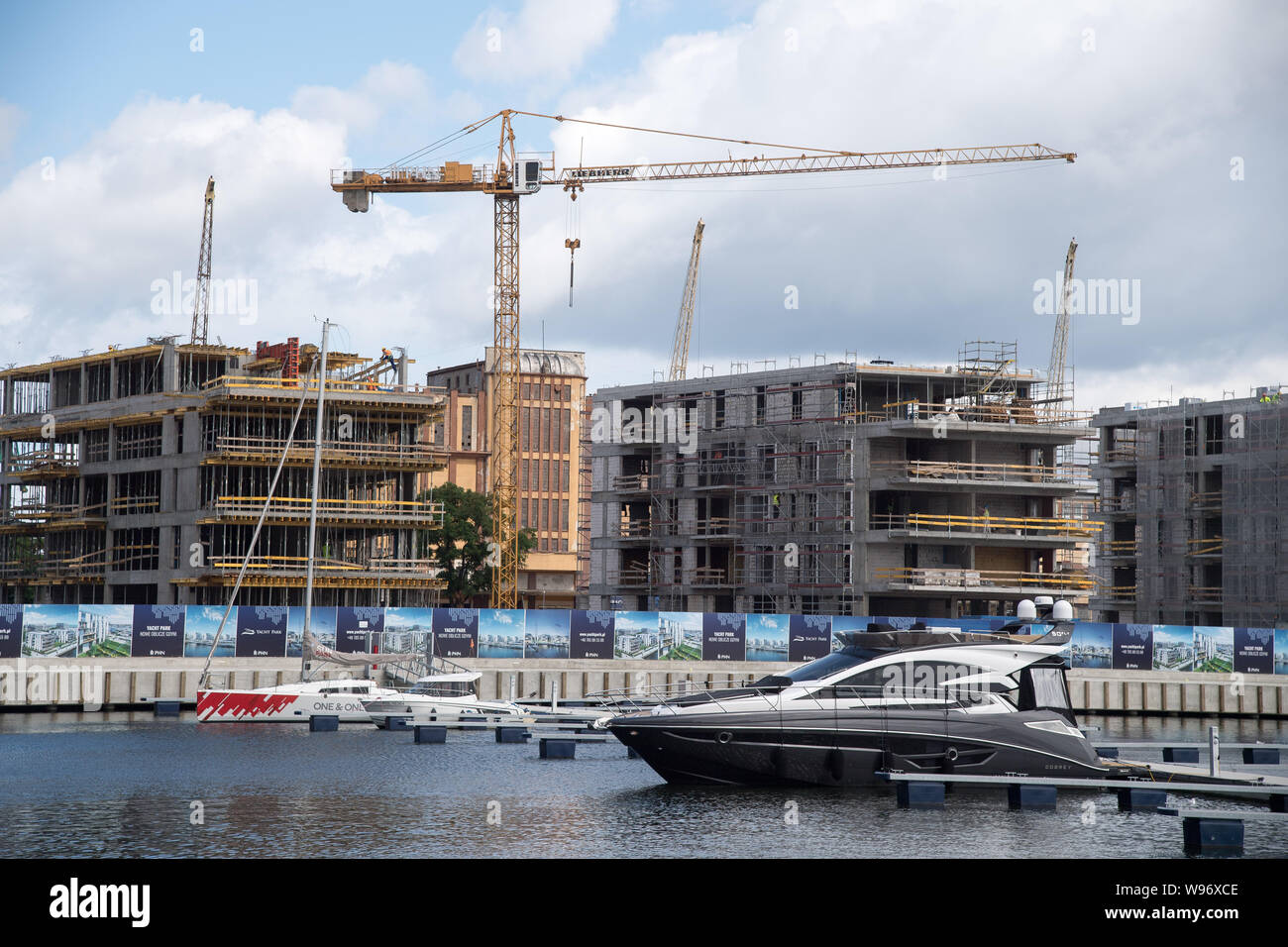 Construction site in Gdynia, Poland. August 9th 2019 © Wojciech Strozyk ...