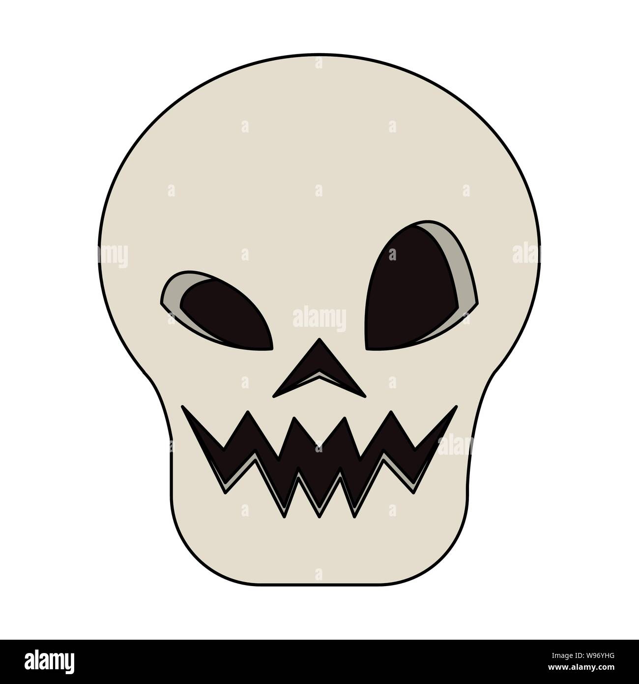 halloween october scary celebration cartoon Stock Vector Image & Art ...