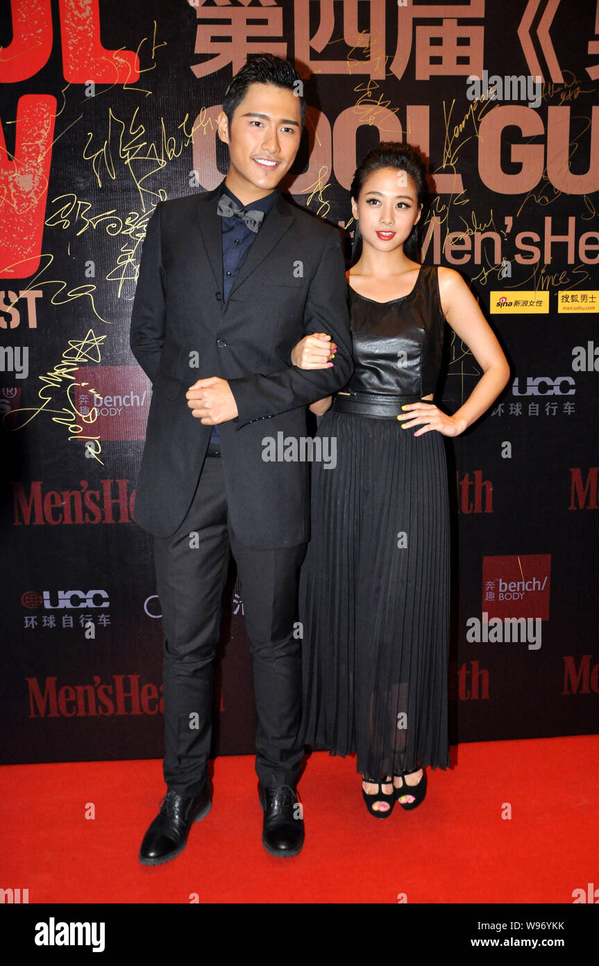 Taiwanese singer and actress Even Wu, right, and Chinese model, singer ...