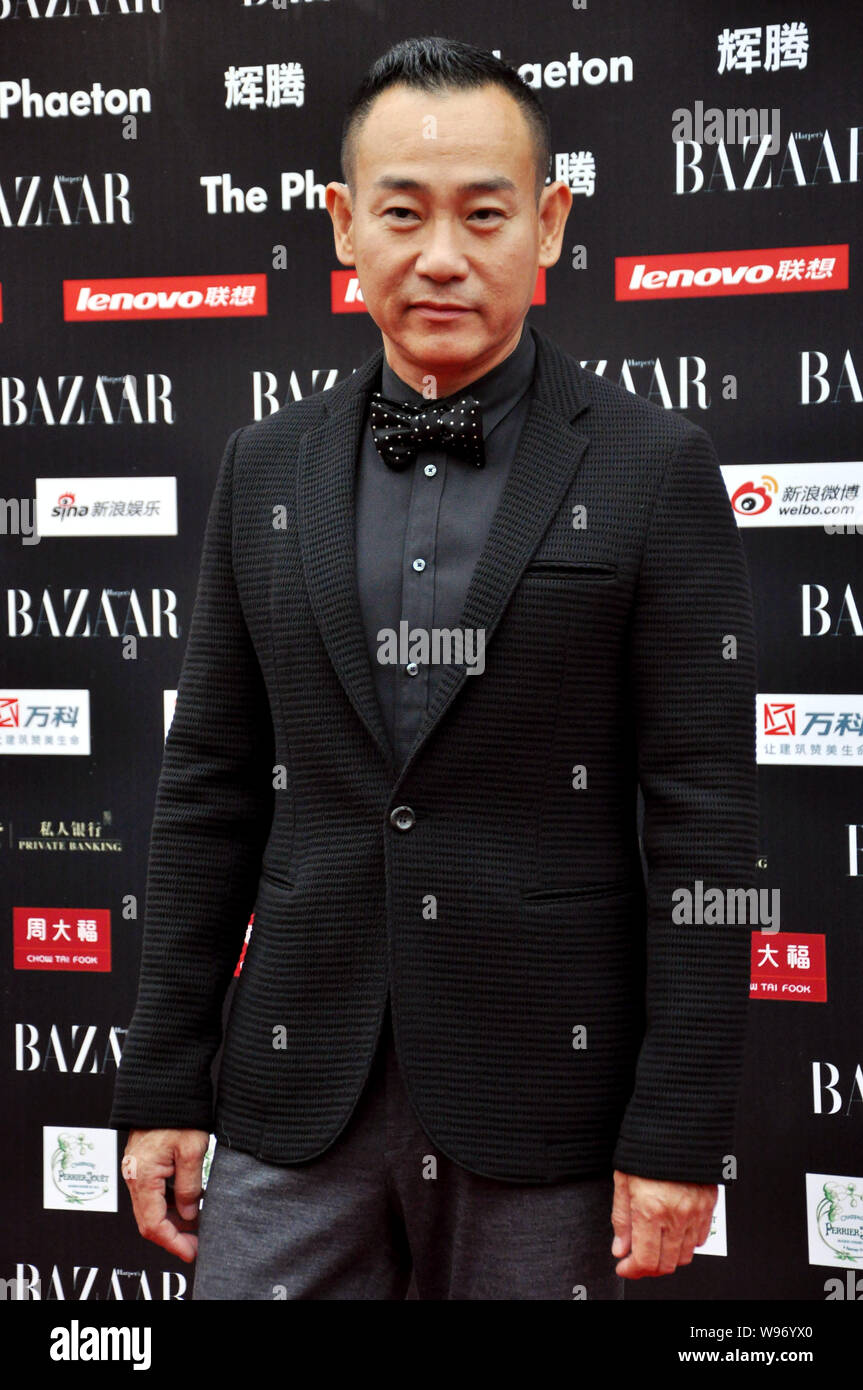 Hong Kong singer and actor Bowie Lam Bo Yee poses on the red carpet as ...