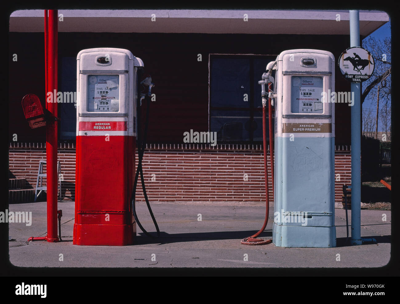 Amoco gas pumps hi-res stock photography and images - Alamy