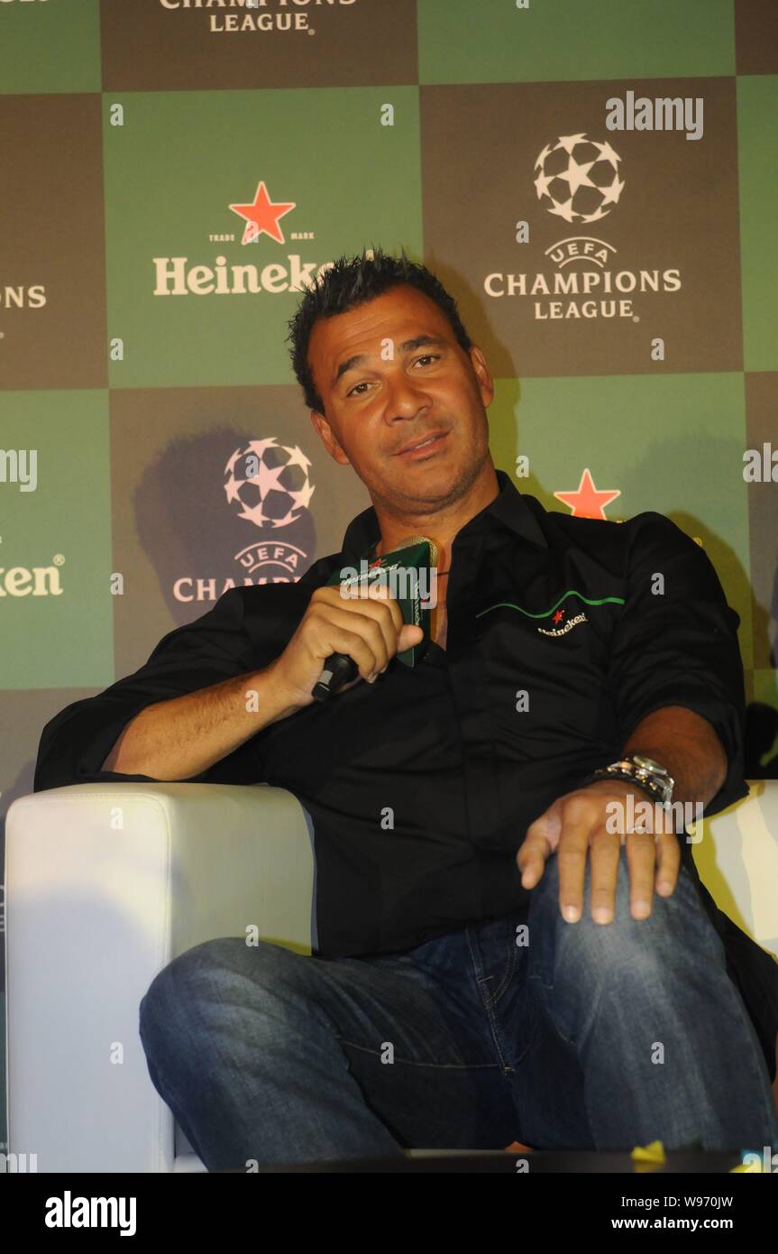 Former Dutch soccer star Ruud Gullit is pictured during a promotional ...