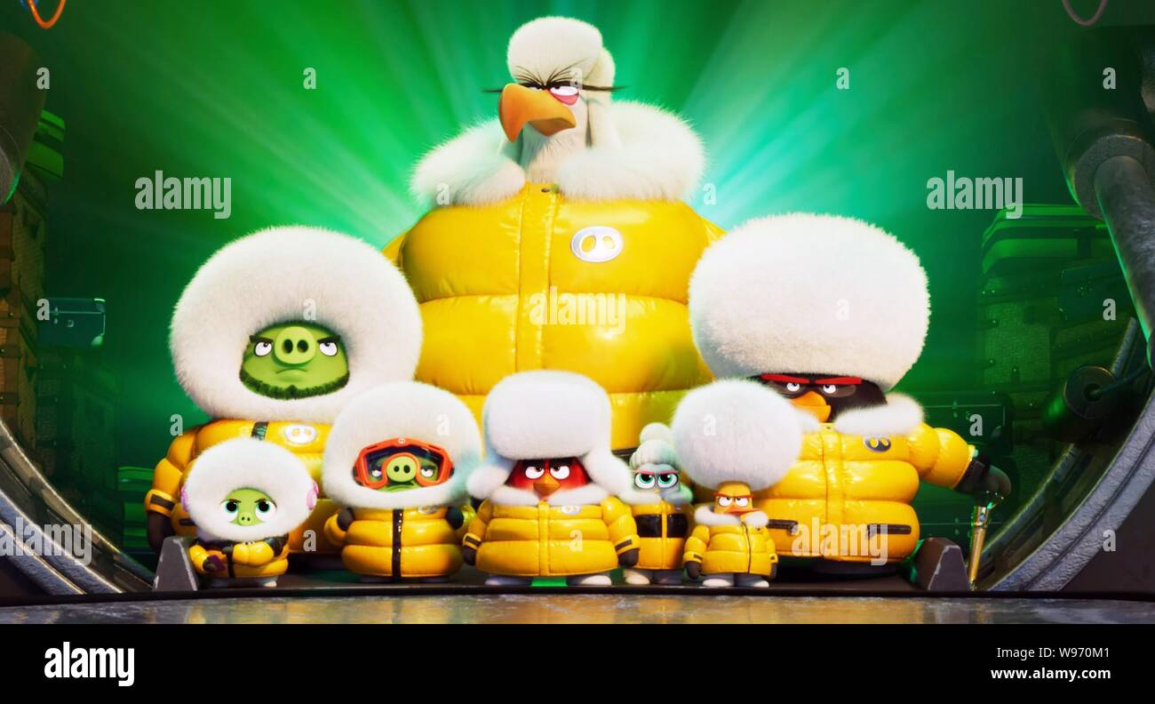 THE ANGRY BIRDS MOVIE 2, Red (voice: Jason Sudeikis), bottom center ...