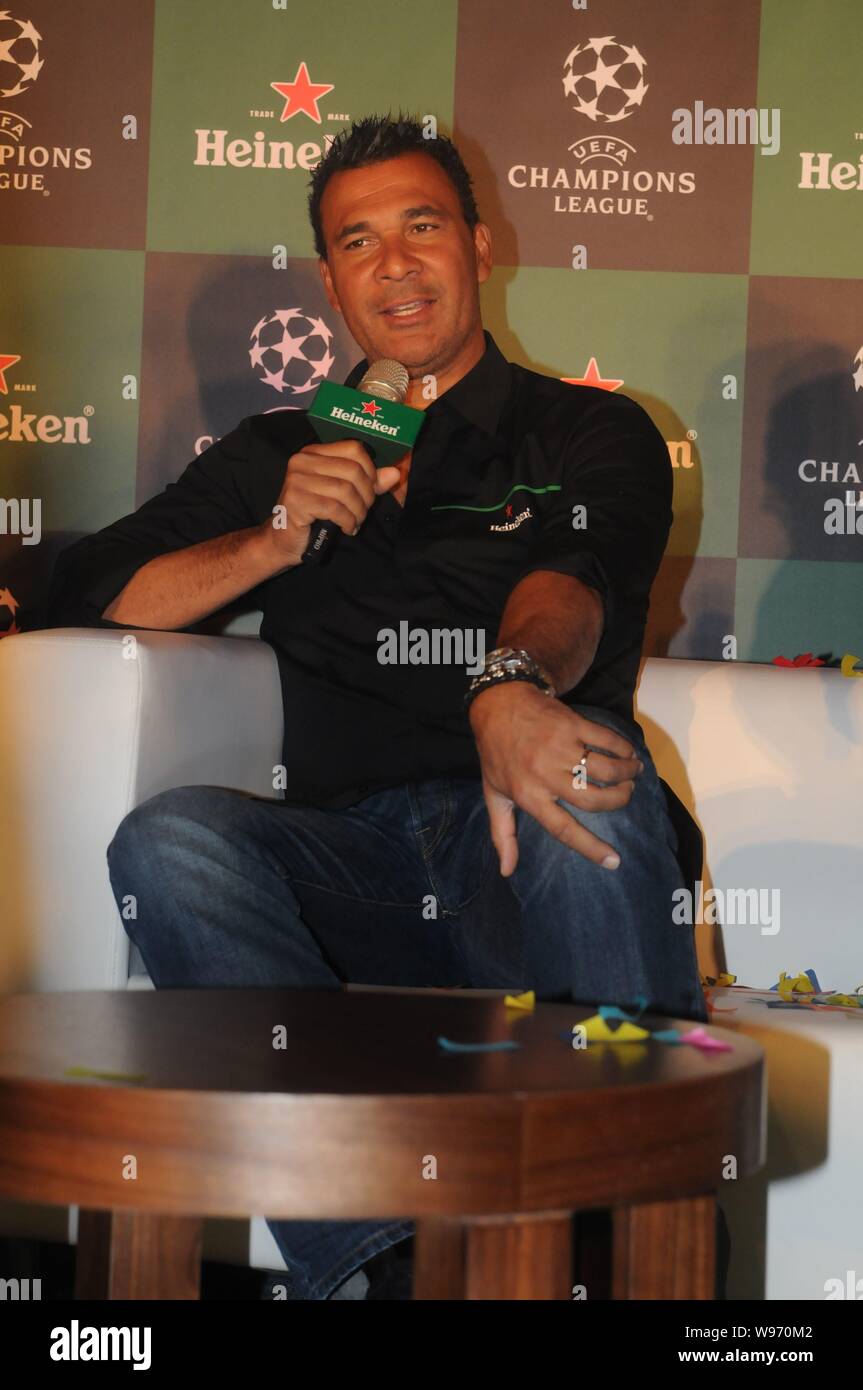 Former Dutch soccer star Ruud Gullit is pictured during a promotional ...