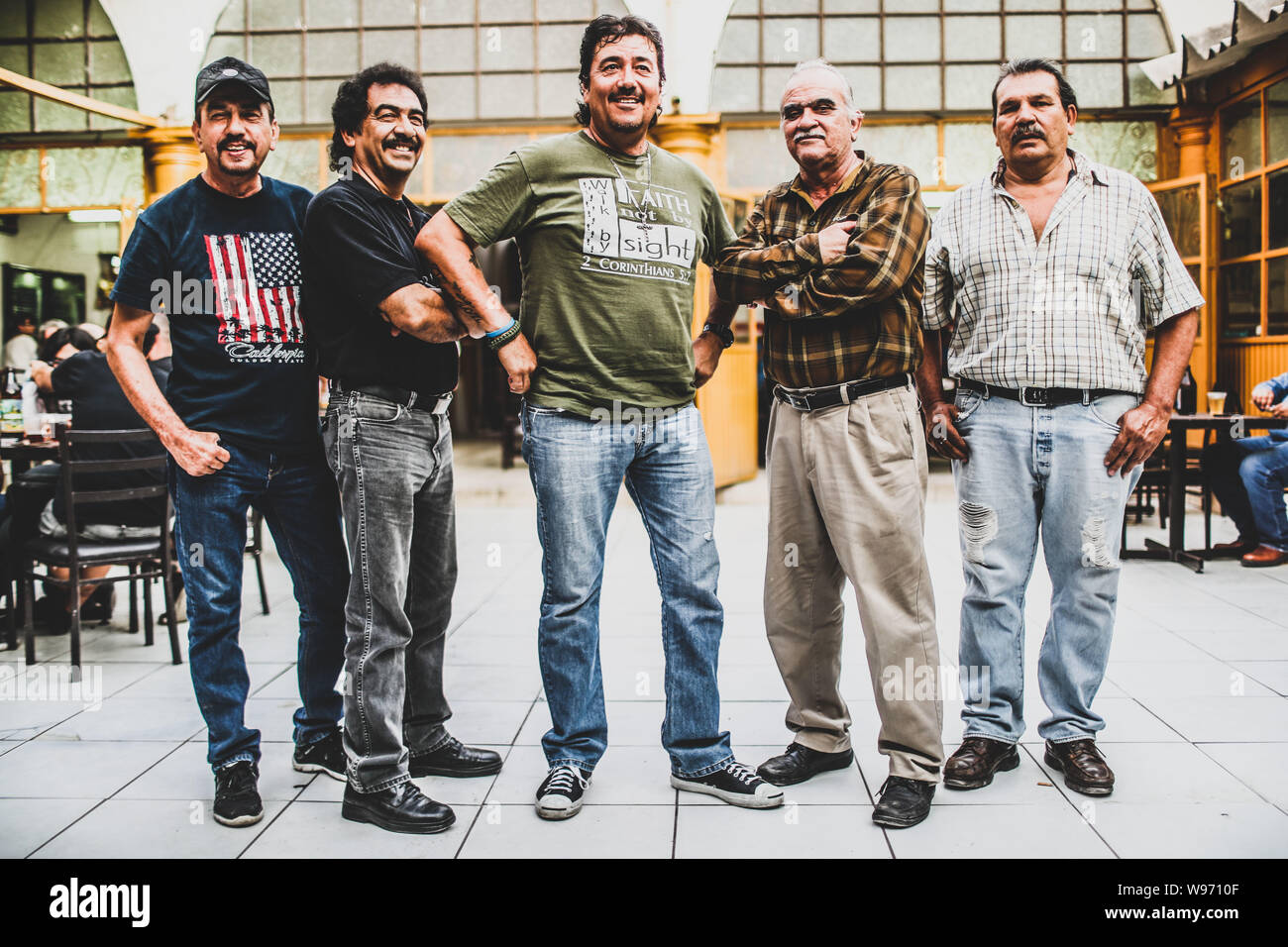 Grupo Nibeel 70 in the Mexican club Obregon canteen in Hermosillo ...