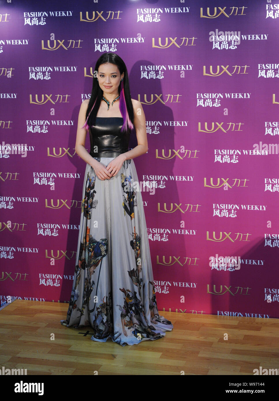 Taiwanese actress Shu Qi poses during the Fashion Power Awards ceremony ...