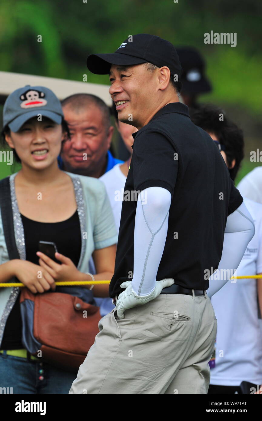 Former Chinese Olympic gymnastics champion Li Ning, chairman of Li Ning ...