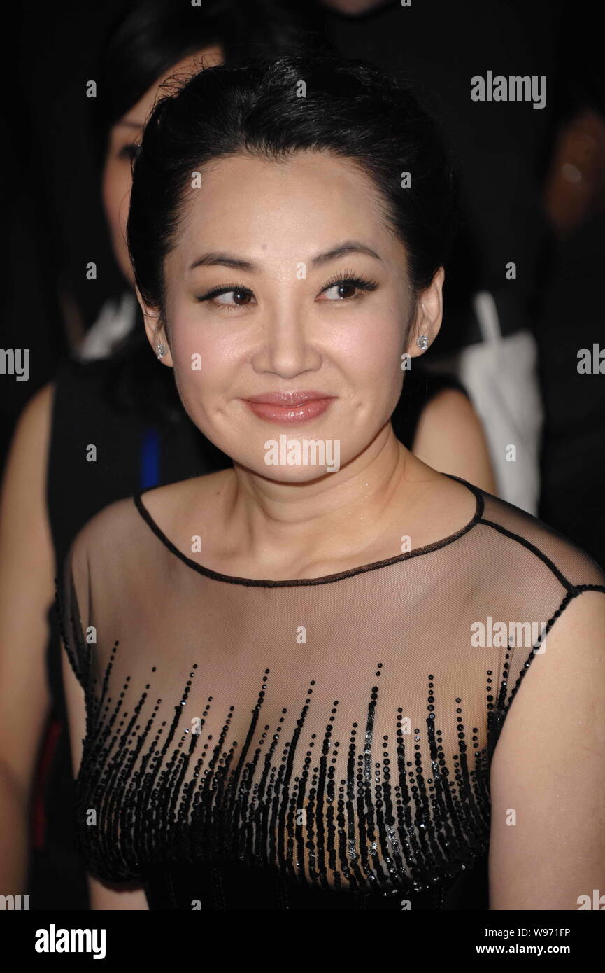 Chinese actress Xu Qing attends a charity banquet of the Kobe Bryant ...