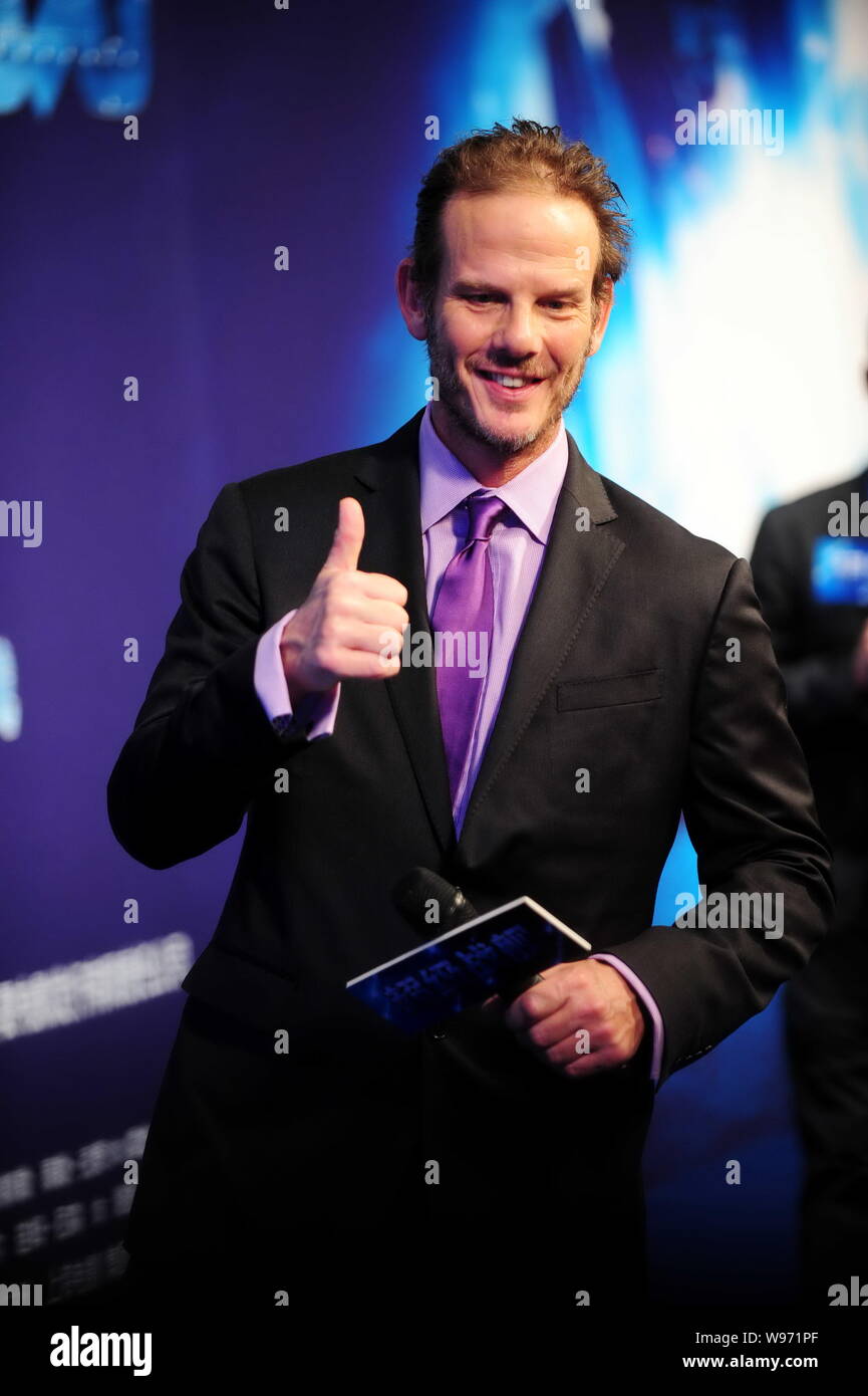 American film director Peter Berg poses during the premiere ceremony ...
