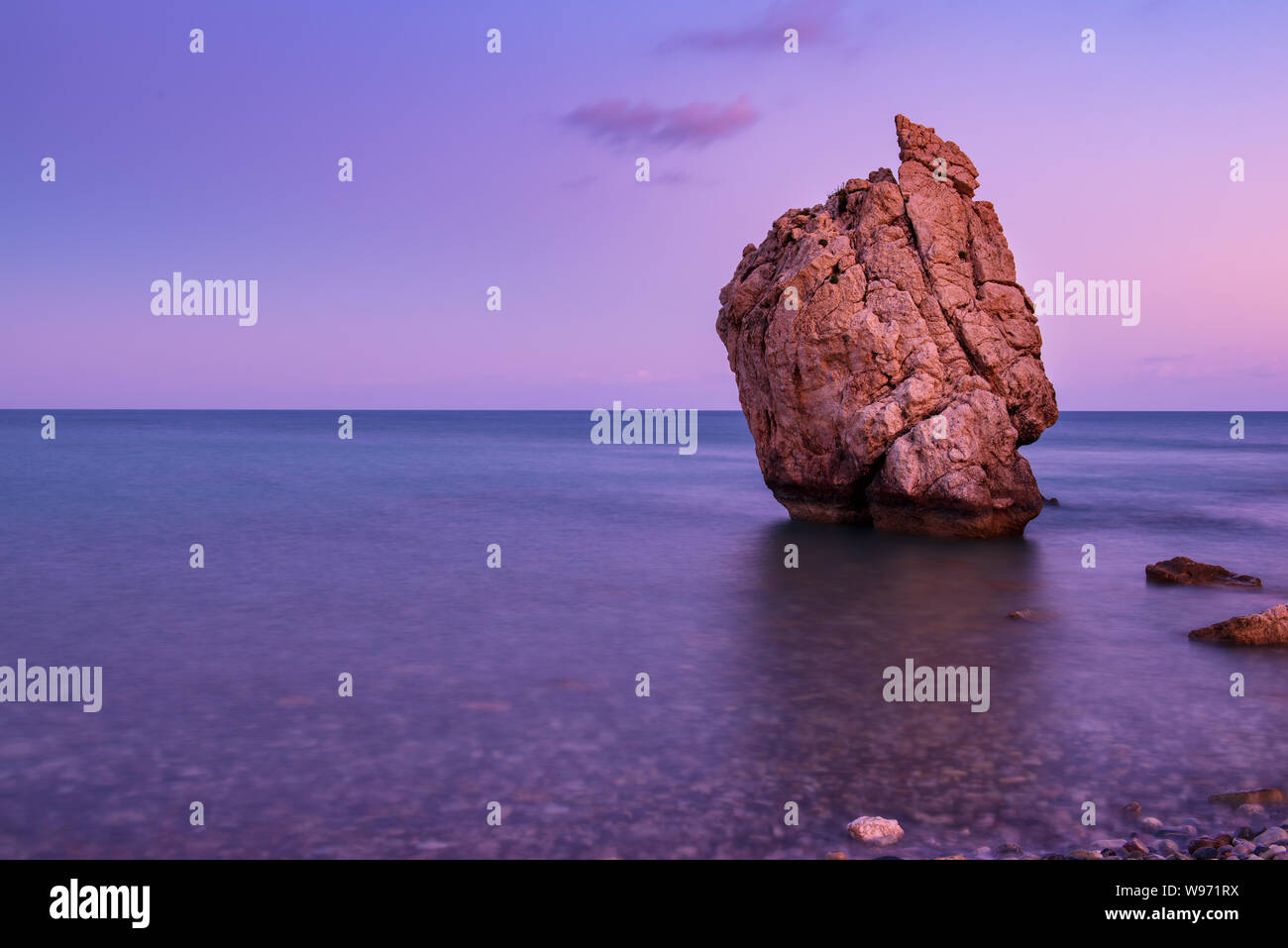 Aphrodite's Rock in Cyprus Stock Photo - Alamy