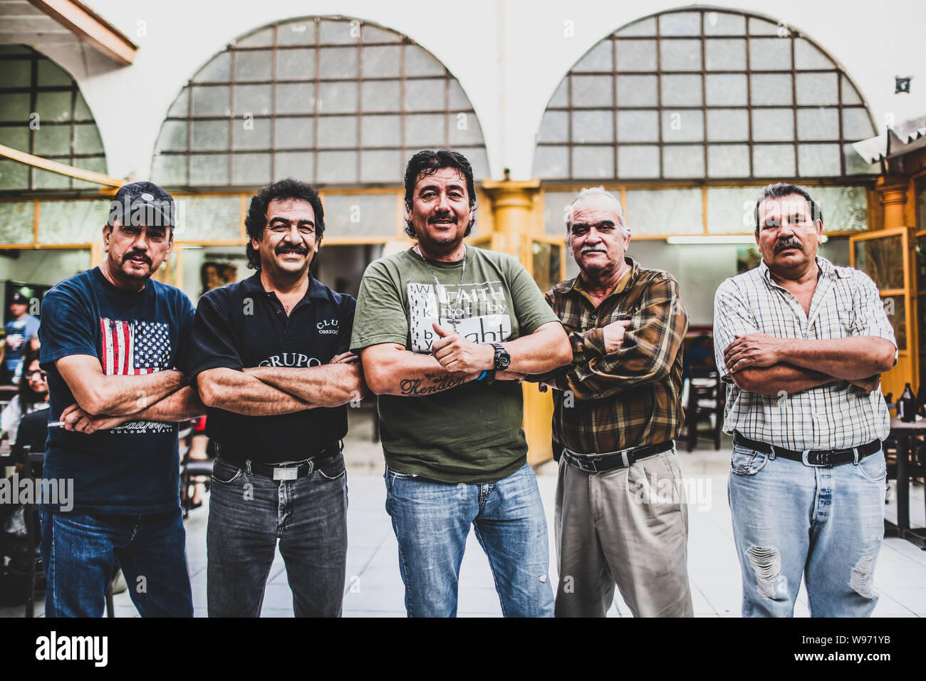 Grupo Nibeel 70 in the Mexican club Obregon canteen in Hermosillo ...