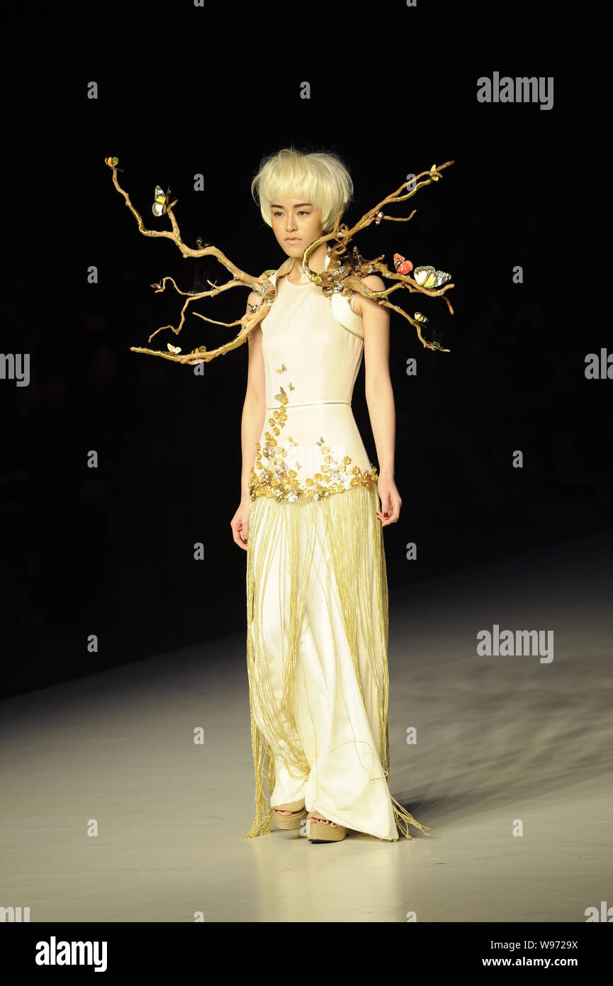 Hong Kong model and actress Janice Man walks the runway for Hong Kong ...