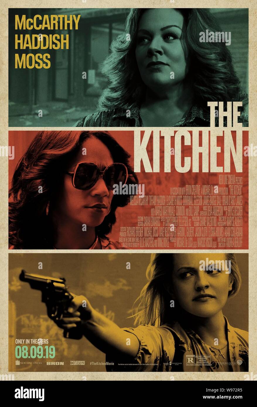 THE KITCHEN, US poster, from top: Melissa McCarthy, Tiffany Haddish ...