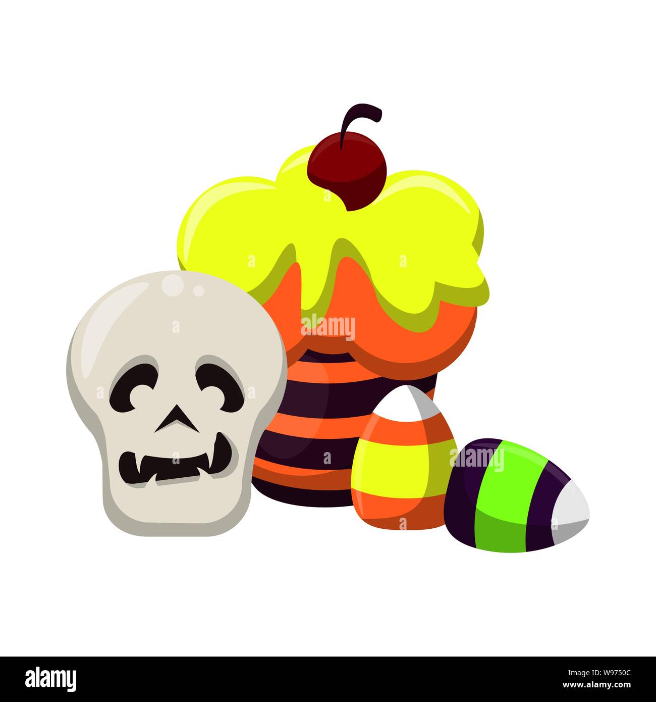 halloween october scary celebration cartoon Stock Vector Image & Art ...