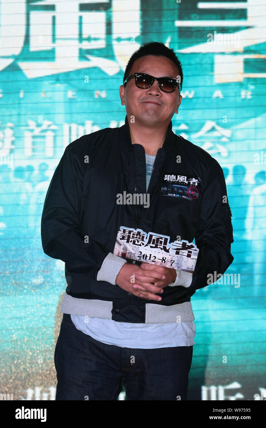 Hong Kong director Alan Mak Siu Fai attends a press conference for the ...