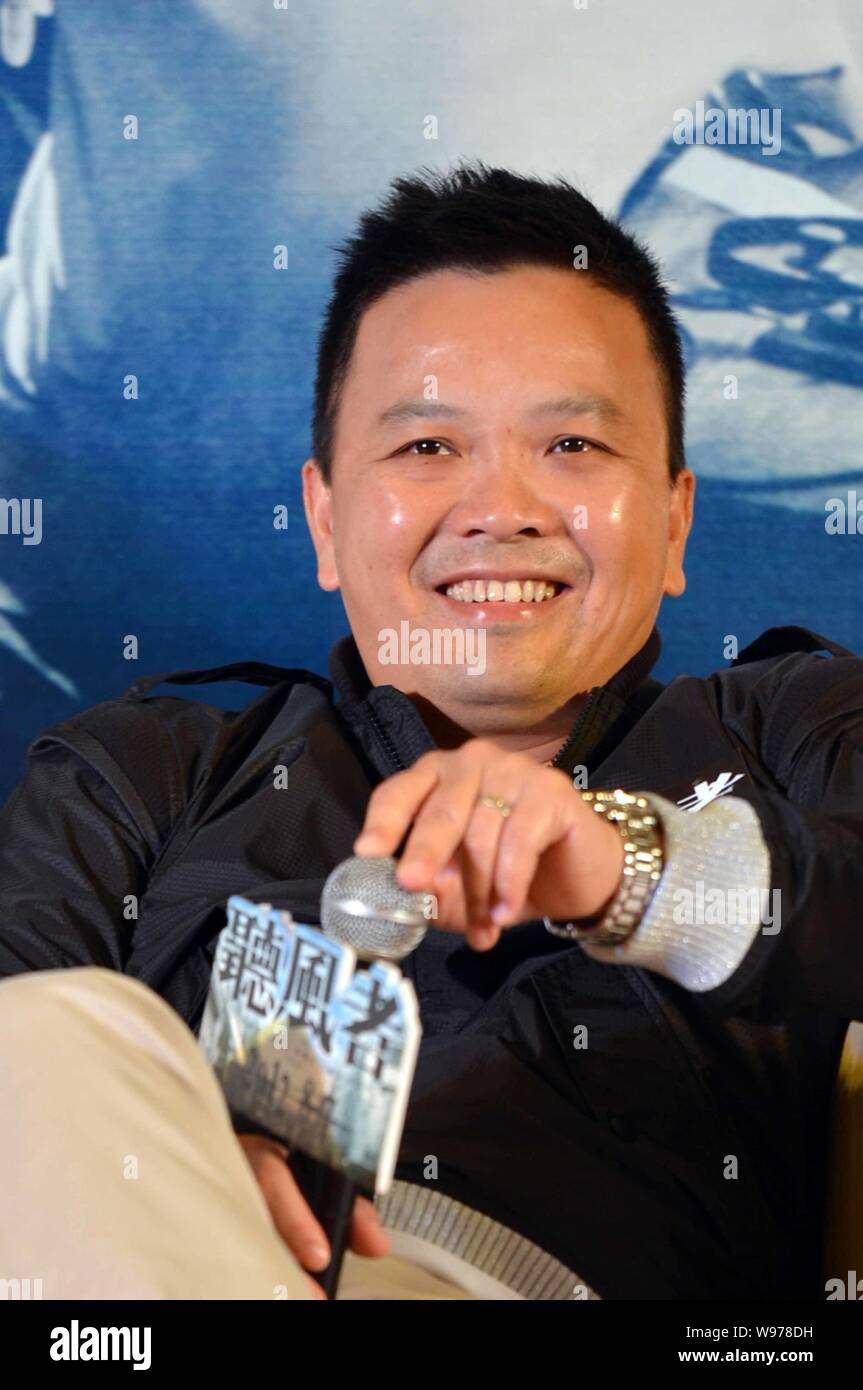 Hong Kong director Alan Mak Siu Fai attends a press conference for the ...
