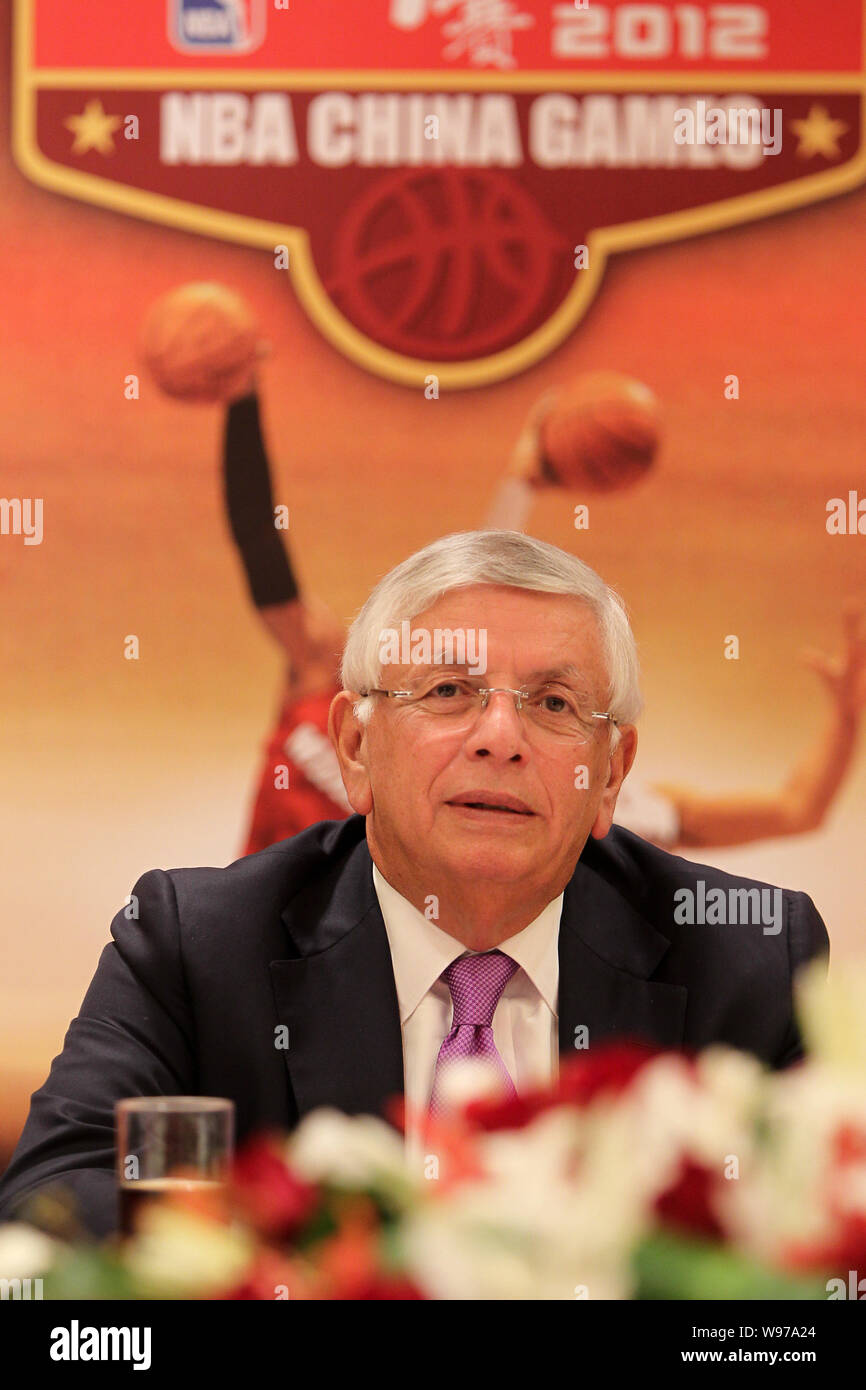 NBA Commissioner David Stern attends a press conference for the 2012 ...