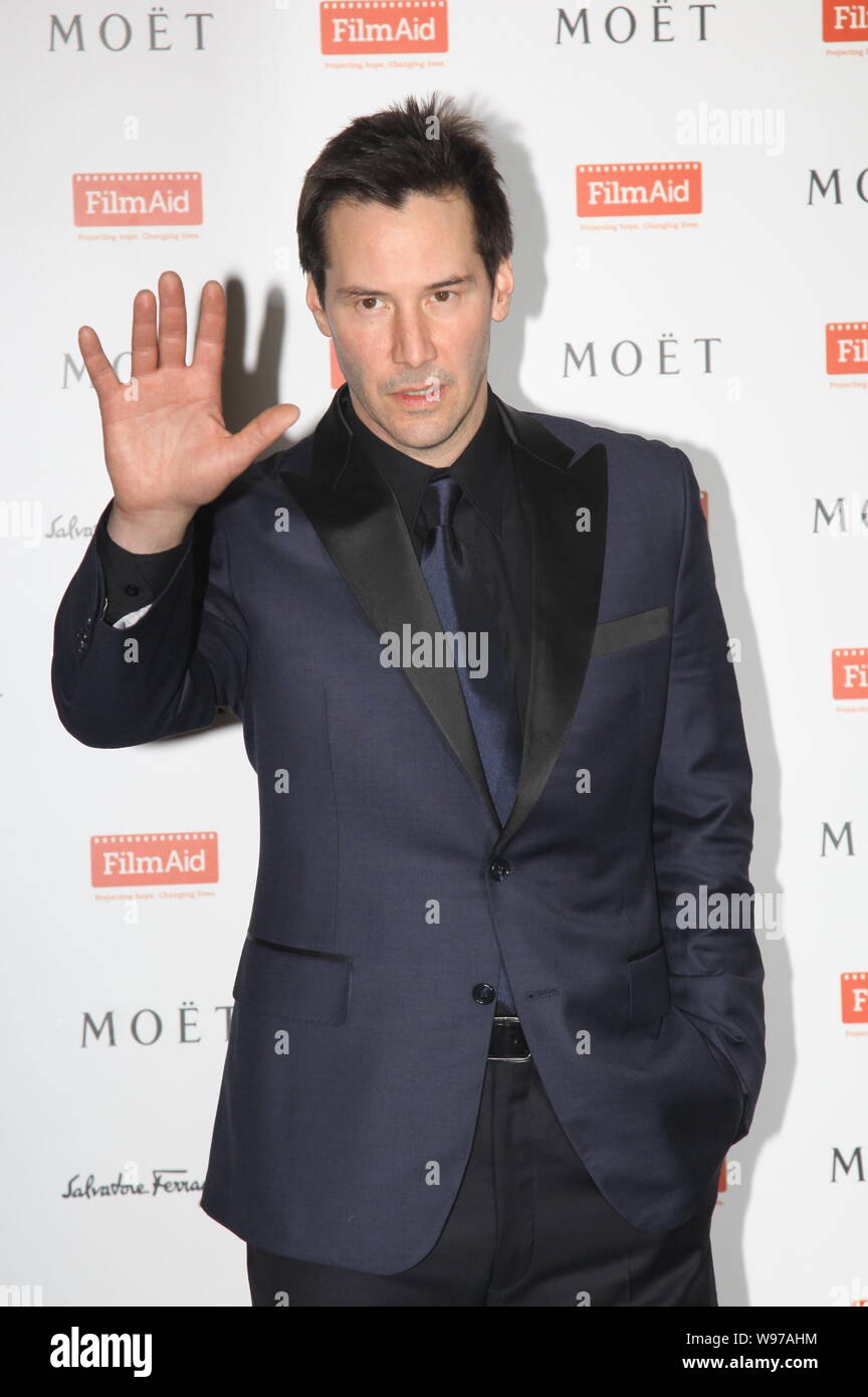 Canadian actor Keanu Reeves is pictured during the Power of Film Gala ...