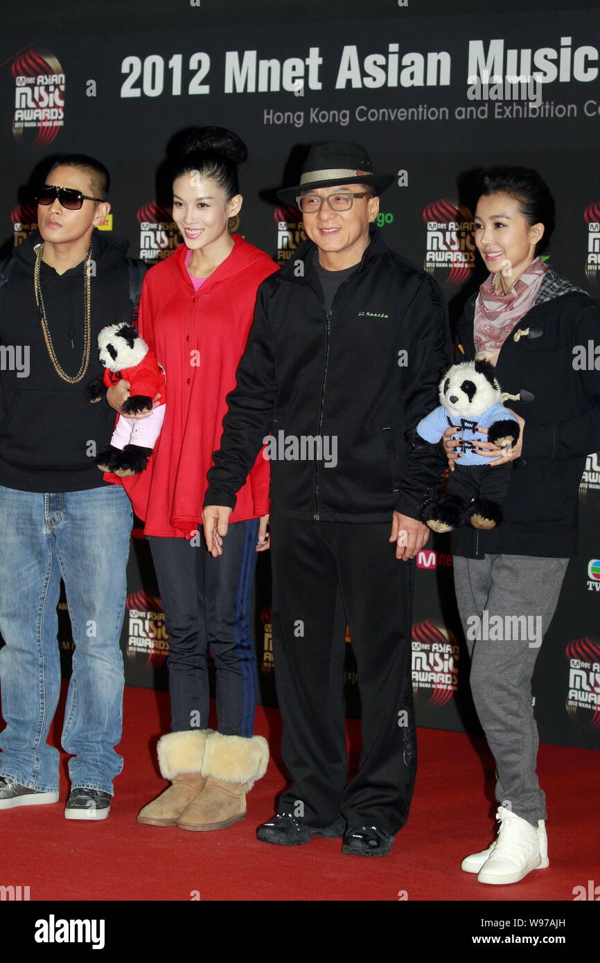 (From left) South Korean singer Steve Yoo Seungjun, Chinese actress ...