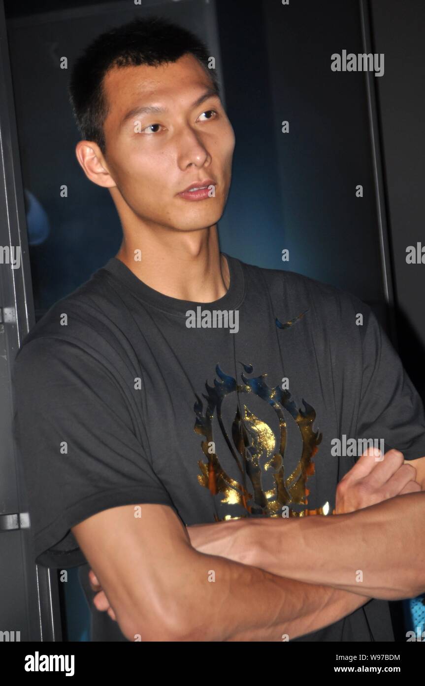 Chinas basketball superstar Yi Jianlian is pictured during a ...